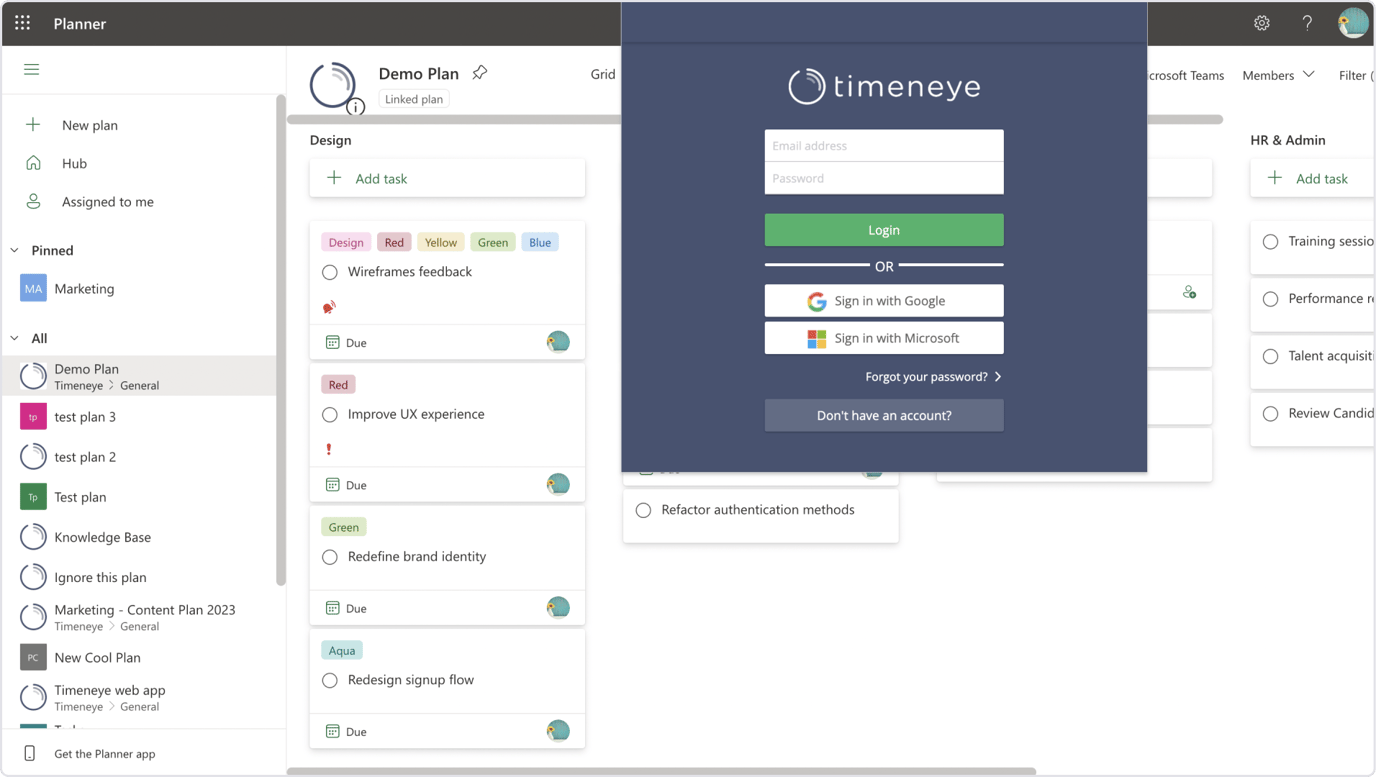 How to track time in Timeneye